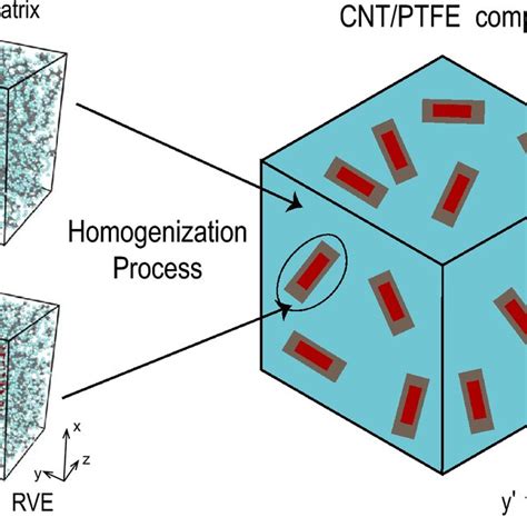 Homogenization Process Of Cntptfe Rve And Pure Ptfe Matrix Download