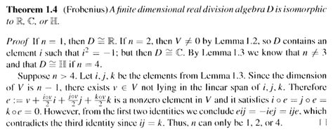 Frobenius Theorem Bresar Theorem 1 4
