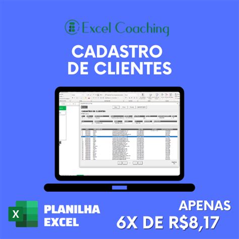 Planilha Cadastro De Clientes Em Excel Vba R 2099 Em Montando Um