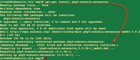 debian 8 and ubuntu 14 04 lts install suhosin php extension to protect