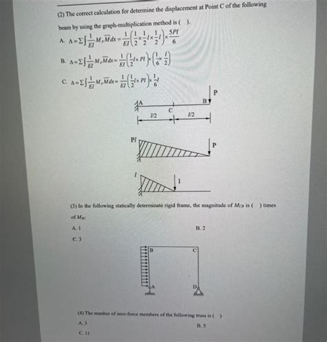 2 the correct calculation for determine the