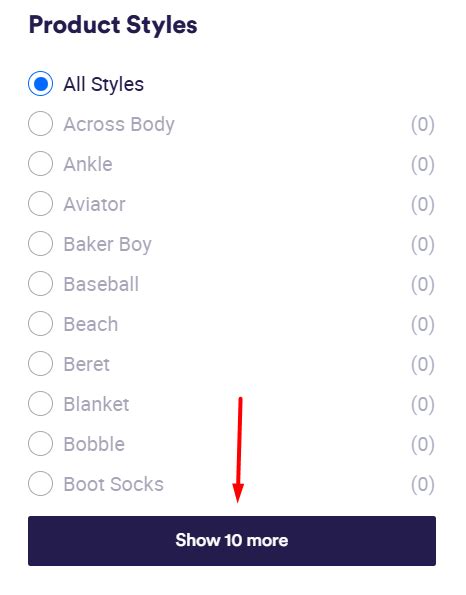 Radio And Checkbox Filters Show Less More Button Feature Requests Improvements Bricks