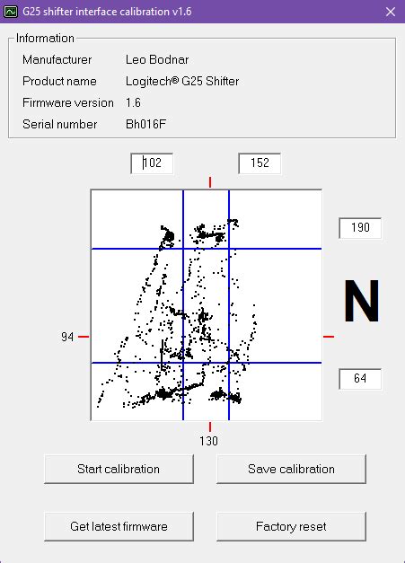 Need Help Calibrating G25 Shifter With Leo Bodnar Usb Adapter Why Does It Look Like Hot Garbage