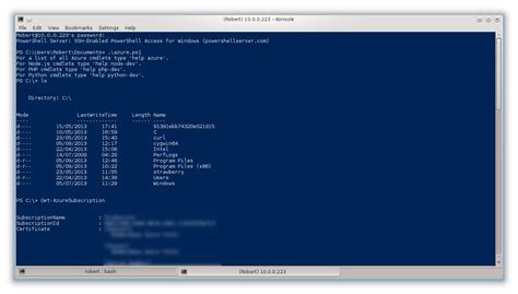 [sysops] access azure powershell more easily on a non windows system