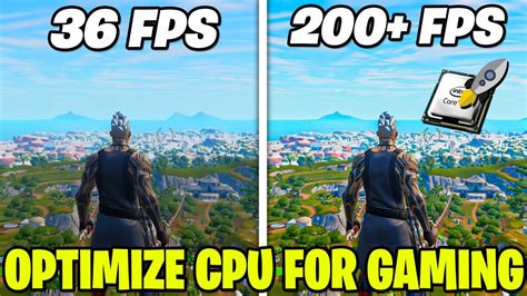 How To Optimize CPU Processor For Gaming Fix FPS Drops MAX FPS YouTube