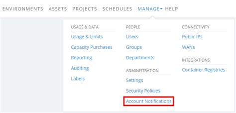 Setting Up Usage Notification Emails Skytap Help And Documentation