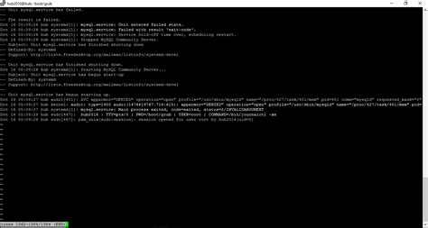 Server Problem Trying To Start Mysql Service In Ubuntu 1604 Ask Ubuntu