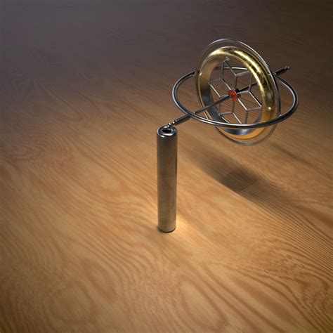 A Real Working Gyroscope In Cimena4d Angular Momentum Operation Simulation In Dynamics R