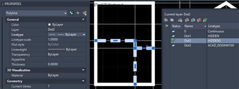 Solved How Do I Draw A Dashed Polyline Like The One In The Image I Cant Figure Out How To