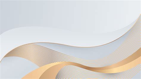 현대 화이트와 골드 추상적 배경 추상 기하학적 모양화이트 골드 배경은 라이트와 섀도우 3d로 프레젠테이션 디자인을 위해 레이어링되어 있습니다 0명에 대한 스톡 벡터 아트 및