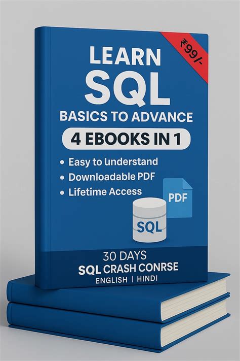 SQL : Learn SQL Basics to Advance eBook