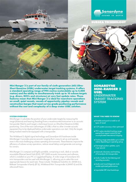 Sonardyne Mini Ranger 2 1 Pdf