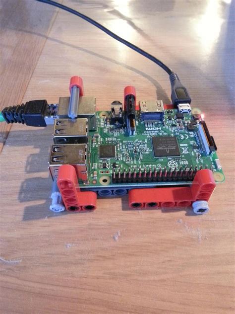 Lego Moc Raspberry Pi Holder By Dom22b Rebrickable Build With Lego