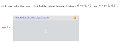 solved let r 3 have the euclidean inner product find the