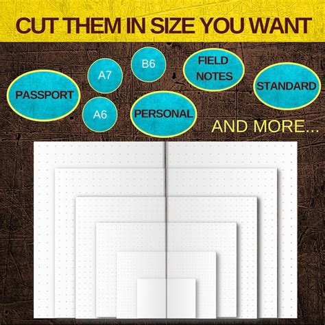 Dot Grid Notebook Etsy