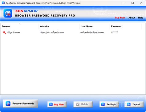 Xenarmor Browser Password Recovery Pro Download Softpedia