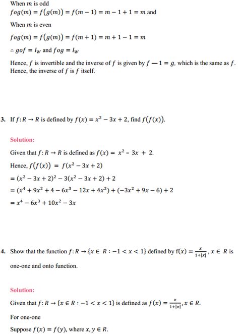 Ncert Solutions For Class 12 Maths Chapter 1 Relations And Functions Miscellaneous Exercise