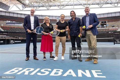 Cameron Pearson Of Tennis Australia Brisbane Deputy Mayor Krista News Photo Getty Images