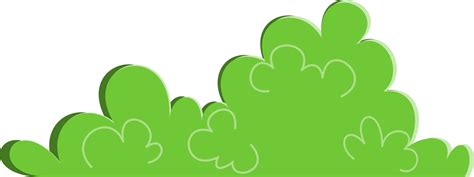 Flat Bush Cute Bush Png