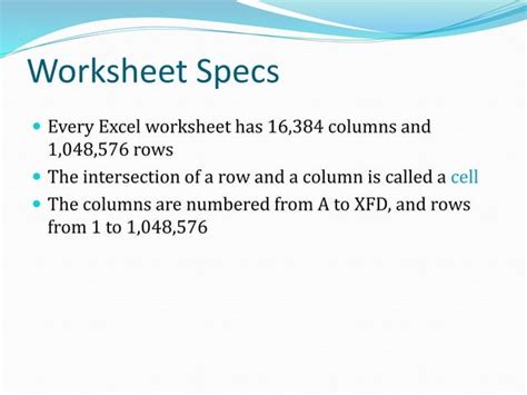 Intro To Excel Basics Part I PPTX