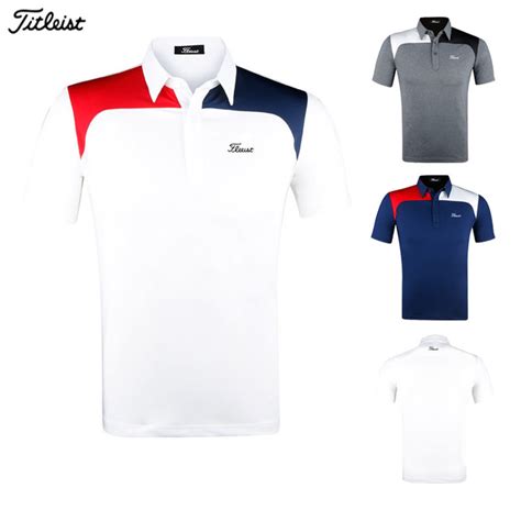 Titleist 3종 남성 쓰리톤 반팔 카라 티셔츠 골퍼 엠파이어 골프웨어 레플리카 전문