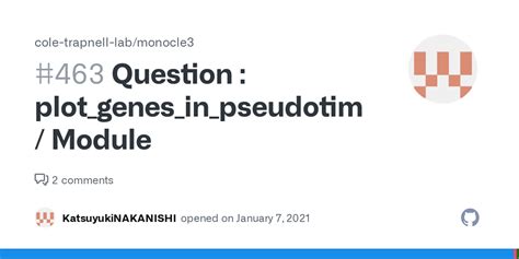 question plot genes in pseudotime module · issue 463 · cole