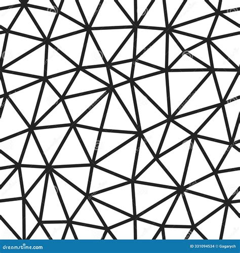 Tileable Abstract Background Medium Triangles Size Stock Vector Illustration Of Repeatable