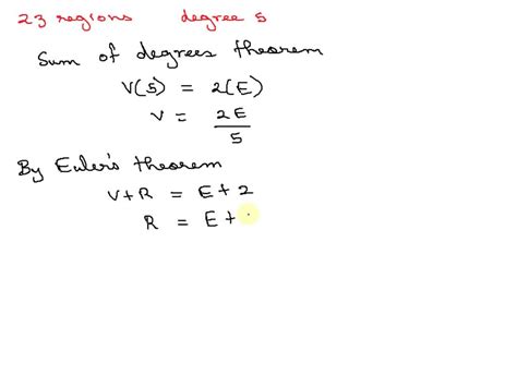 solved problem c a connected planar graph has 23 regions and each