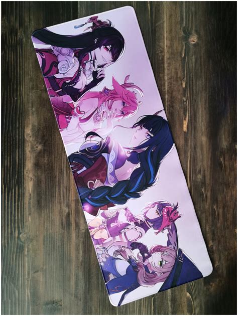 Nekosay Игровой коврик для мышки аниме Ли Юэ Genshin Impact