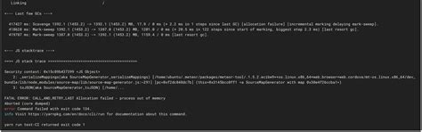 fatal error call and retry last allocation failed process out of