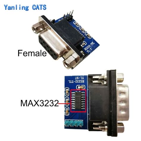 rs232 to ttl serial port board max3232 sp3232 male female serial port converter communication