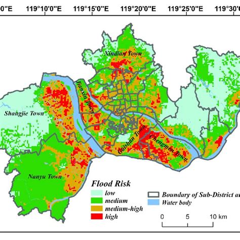 Spatial Distribution Of Typhoon Process Flood Disaster Risk In The Faa