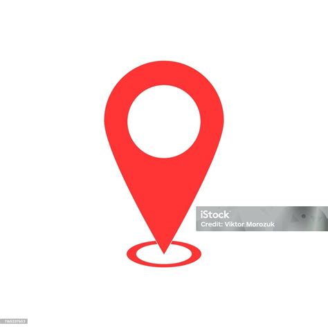 ไอคอนปักหมุด ไอคอนตําแหน่งที่ตั้ง ไอคอนตัวชี้แผนที่บนพื้นหลังสีขาว ภาพประกอบสต็อก ดาวน์โหลดรูป
