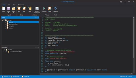 ApexSQL Propagate 2017 Screen Shot Tour