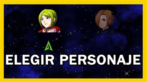 ELEGIR PERSONAJE PRINCIPAL al inicio del juego menú sencillo RPG MAKER MV YouTube