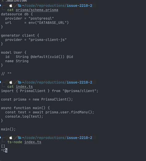 Schema Prisma Comment With Double Quote Occurs Error Issue Prisma Prisma GitHub