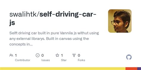 GitHub Swalihtk Self Driving Car Js Selft Driving Car Built In Pure Vannila Js Withut Using