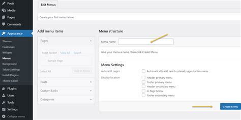 chapter 5 wordpress menus kubiobuilder