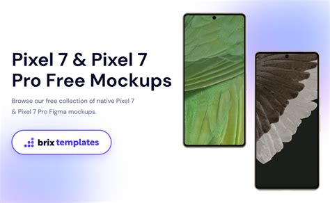 Pixel 7 Free Figma Mockups BRIX Templates Figma