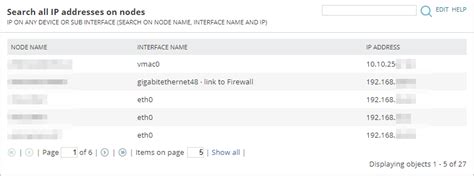 Using Custom Query To Search For All Ip Addresses Assigned To A Node