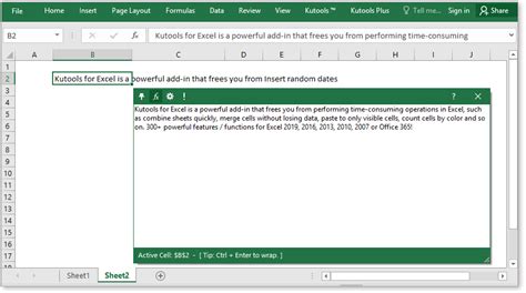 Show Full Contents Of Cell And Enhance Editing In Excel