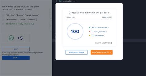 sravani alluri on linkedin nxtwave js mcq practice