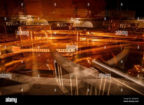cyclotron particle accelerator abstract image this internal part of