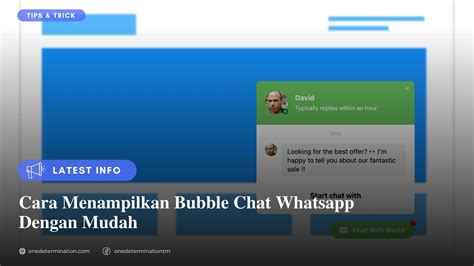 Cara Menampilkan Bubble Chat Whatsapp