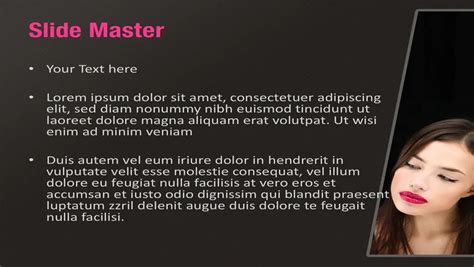 Female Model PowerPoint Templates Female Model PowerPoint Backgrounds Templates For