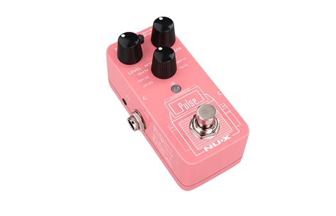 nux nss 4 pulse mini ir loader guitar effects pedal with 3 different m