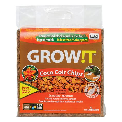 Growt Compressed Coco Coir Chips Happy Hydroponics
