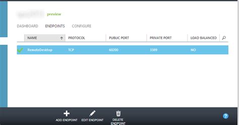 vm on azure tfs installed how to access it remotely stack overflow