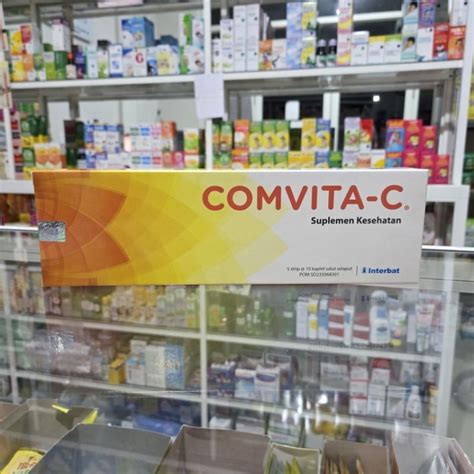 Jual Comvita C Suplemen Daya Tahan Tubuh 1 Strip Isi 10 Butir