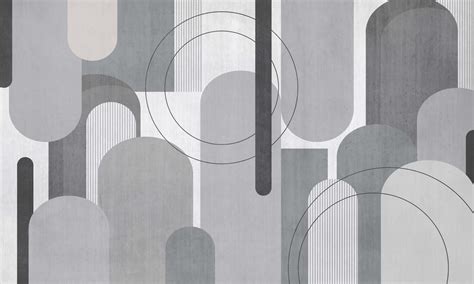 Grey Shade Overflow Fotobehang